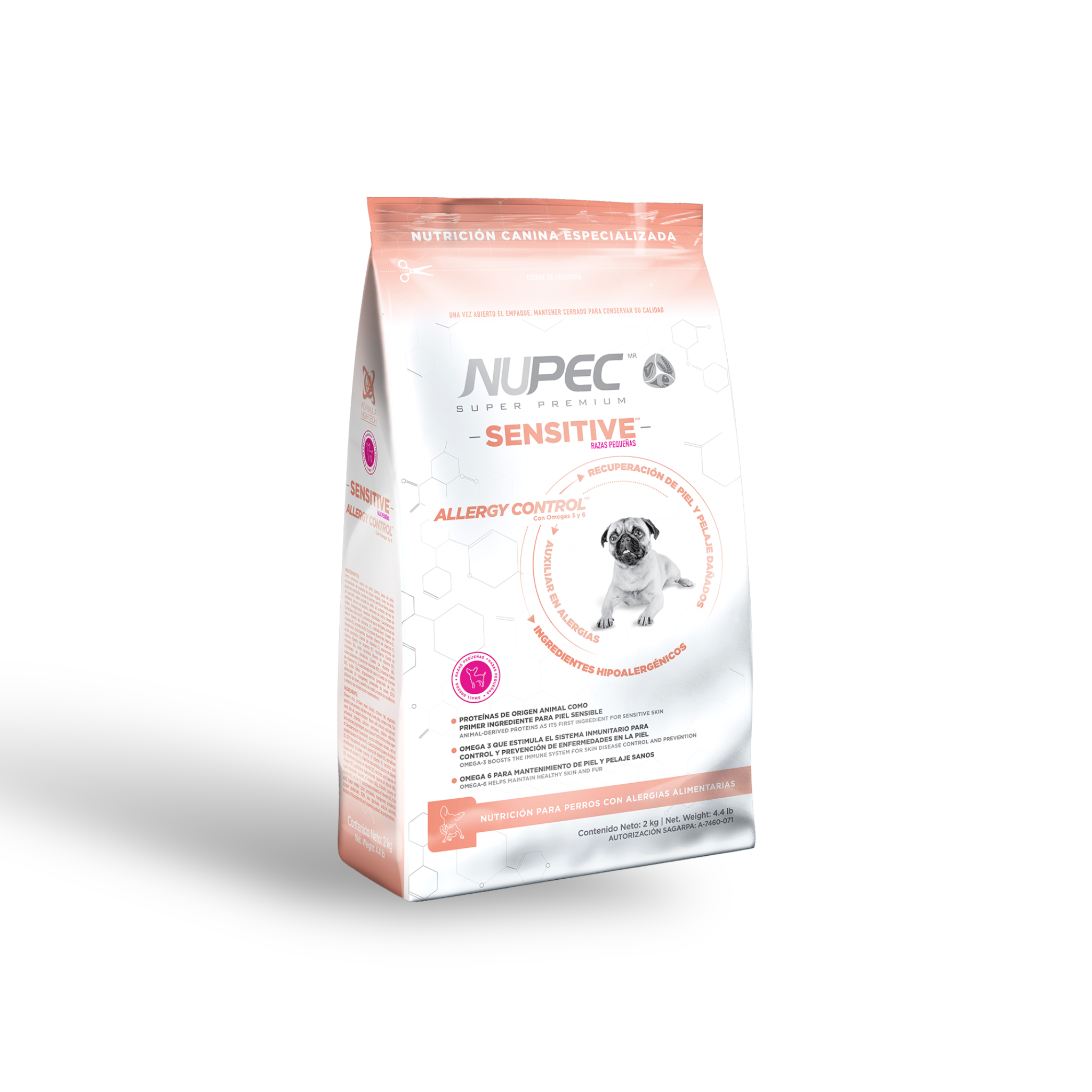 NUPEC sensitive Razas Pequeñas